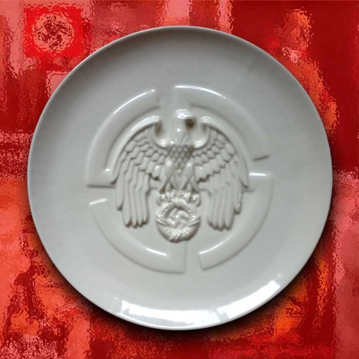 Allach style ? Ceramic plate /humidifier – Third Reich Posters